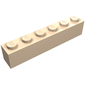 LEGO PART 3009 Brick 1 x 6 | Rebrickable - Build with LEGO