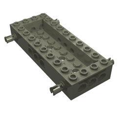 LEGO PART 30643 Vehicle Base 4 x 10 x 1 1/3 with 8 x 2 Recessed Center ...
