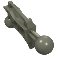 LEGO PART 32173 Large Figure Skeletal, Limb, Angular, 2 x 7 with 2 Ball ...