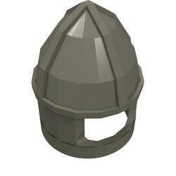 LEGO PART 3896 Helmet Castle with Chin Guard | Rebrickable - Build with ...