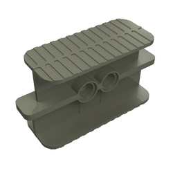 LEGO PART 41753 Rubber Band / Belt Holder 2 x 6 x 2 1/3 | Rebrickable ...