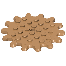 LEGO PART 35446 Plate Special 6 x 6 Splat Gear with 14 Teeth ...