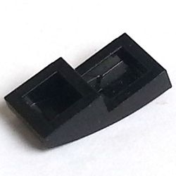 LEGO PART 11477 Slope Curved 2 x 1 No Studs [1/2 Bow] | Rebrickable ...