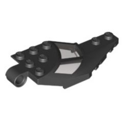 LEGO PART 24226c01 Windscreen 8 x 3 x 1 1/3 Half Right with Two Panes ...