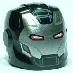 LEGO PART 28631pr0299 Helmet with Armor Plates and Ear Protectors with ...