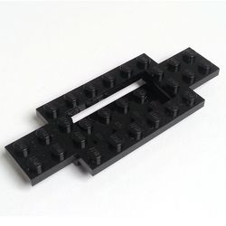 LEGO PART 30029 Vehicle Base 4 x 10 x 2/3 with 4 x 2 Recessed Center ...