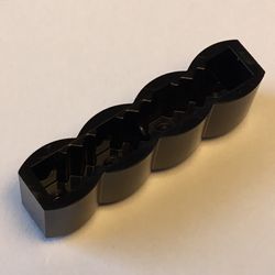 LEGO PART 30137 Brick Special 1 x 4 Palisade [aka Log] | Rebrickable ...