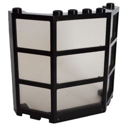LEGO PART 30185c01 Window Bay 3 x 8 x 6 with Trans-Brown Glass ...