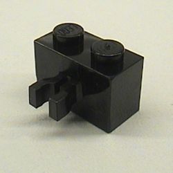 LEGO PART 30237a Brick Special 1 x 2 with Vertical Clip [Thick U Clip ...