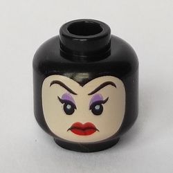 LEGO PART 3626cpr3981 Minifig Head Evil Queen, Light Nougat Face ...