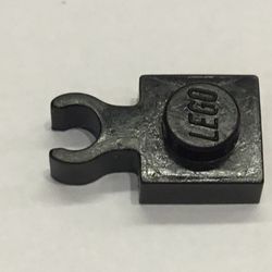 LEGO PART 4085a Plate Special 1 x 1 with Clip Vertical [Thin Open O ...
