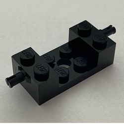 LEGO PART 42947 Brick Special 2 x 4 with Wheels Holder, Cross Slit with ...