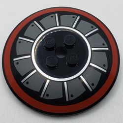 LEGO PART 44375bpr0001 Dish 6 x 6 Inverted (Radar) with Solid Studs and ...