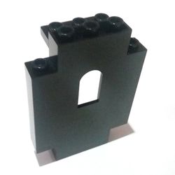 LEGO PART 4444 Panel 2 x 5 x 6 Wall with Arched Window | Rebrickable ...