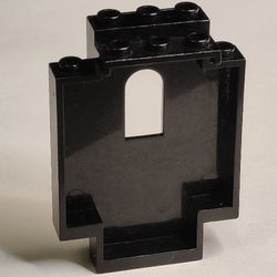 LEGO PART 4444pr0008 Panel 2 x 5 x 6 Wall with Window Stones and 2 ...