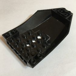 LEGO PART 47406 Wedge Curved Inverted 10 x 6 x 2 Cockpit | Rebrickable ...