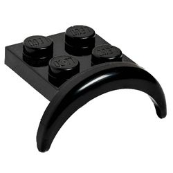 LEGO PART 49097 Wheel Arch, Mudguard 2 x 3 x 1 1/3 with 2 x 2 Plate ...