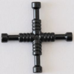 LEGO PART 604553 Tool Wrench 4-Way Lug | Rebrickable - Build with LEGO