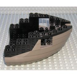 LEGO PART 6051c03 Boat Hull Section, Small Bow 12 x 12 x 5 1/3 with ...