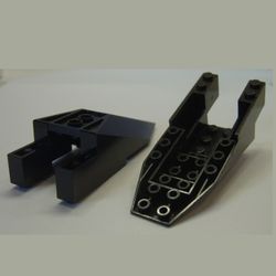 LEGO PART 6058 Wedge Sloped Inverted 11 x 4 x 2 2/3 Cockpit ...