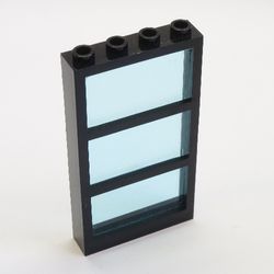 LEGO PART 6160c03 Window 1 x 4 x 6 Frame with 3 Panes, Fixed Glass with ...