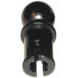 LEGO PART 6628b Technic Pin with Friction Ridges Lengthwise and Towball ...