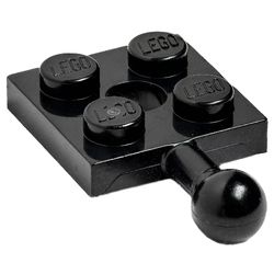 LEGO PART 15456 Plate Special 2 x 2 with Towball and Hole | Rebrickable ...