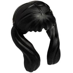 LEGO PART 68520 Hair Bangs, Long Ponytails on Sides | Rebrickable ...