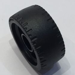 LEGO PART 72206 Wheel Rim 24 x 12 with Black Tyre | Rebrickable - Build ...