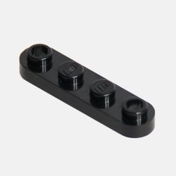 LEGO PART 77845 Plate Special 1 x 4 Rounded with 2 Open Studs ...