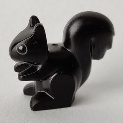 LEGO PART 80679pr0002 Animal, Squirrel, Standing, Black Eyes and Dark ...