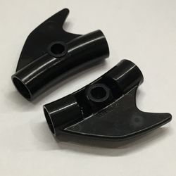 LEGO PART 87745 Technic Pin Connector Round Curved with Fin and Hole ...