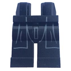 LEGO PART 970c03pr0718 Hips and Black Legs with Sith Robe Print (Darth ...