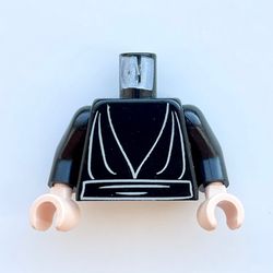 LEGO PART 973c03h02pr1133 Torso Jedi Robe, Waist Sash Print, Black Arms ...