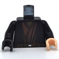 LEGO PART 973f017pr0363 Torso, Odd Hands, Robe with Brown Layered ...