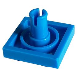 LEGO PART 2476a Plate Special 2 x 2 with Pin on Bottom | Rebrickable ...