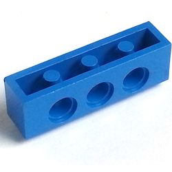 LEGO PART 3701 Technic Brick 1 x 4 [3 Pin Holes] | Rebrickable - Build ...