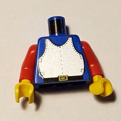 LEGO PART 973c22h01pr0040 Torso Armor Breastplate Print, Red Arms ...
