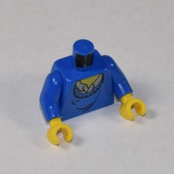 LEGO PART 973c28h01pr0151 Torso Sweater with Shirt Collar and Yellow ...