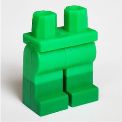 LEGO PART 970c06pat03 Hips with Bright Green Legs and Green Boots ...
