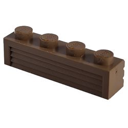 LEGO PART 2341Mx Modulex Brick 1 x 4 with Horizontal Grooves ...