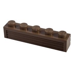 LEGO PART 2351Mx Modulex Brick 1 x 5 with Horizontal Grooves ...