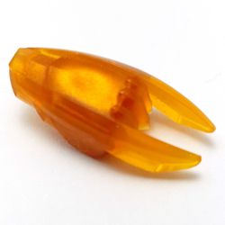 LEGO PART 28587pat0002 Weapon Ninjago Time Blade with Trans-Orange ...