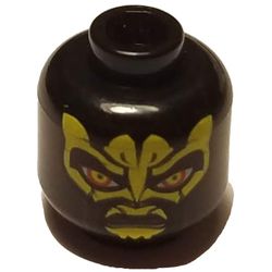 LEGO PART 3626cpr0808 Minifig Head Savage Opress, Yellow Zabrak ...