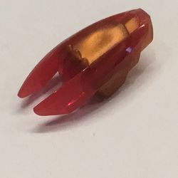 LEGO PART 28587pat0003 Weapon Ninjago Time Blade with Trans-Red Claws ...