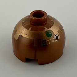 LEGO PART 30367bpr0004 Brick Round 2 x 2 Dome Top, Blocked Open Stud ...
