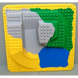 LEGO PART 2295 Duplo Baseplate Raised 24 x 24 Four Levels, Light Gray ...