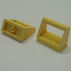 LEGO PART 2432 Tile Special 1 x 2 with Handle | Rebrickable - Build ...