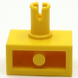 LEGO PART 2458 Brick Special 1 x 2 with Pin | Rebrickable - Build with LEGO