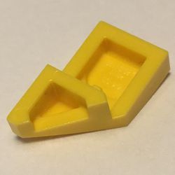 LEGO PART 29119 Slope Curved 2 x 1 with Stud Notch Right | Rebrickable ...